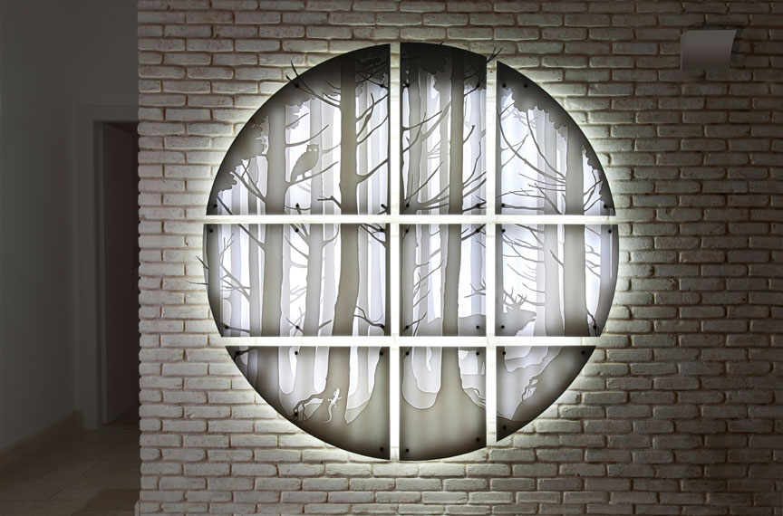 Forest Radial Window | StudioKnob