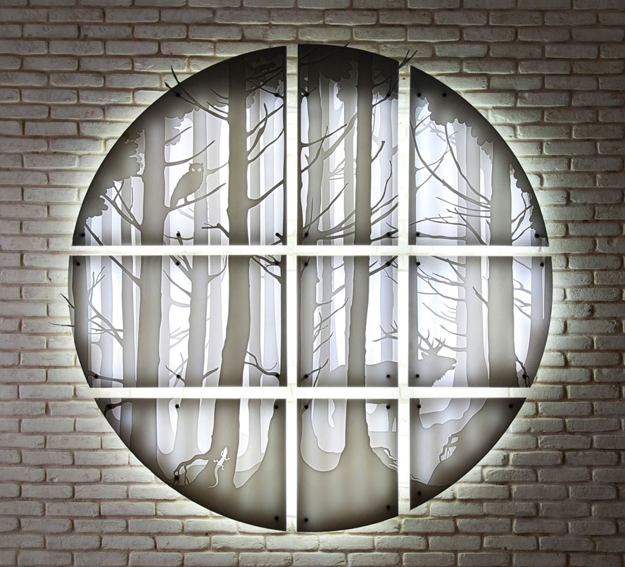 Forest Radial Window | StudioKnob