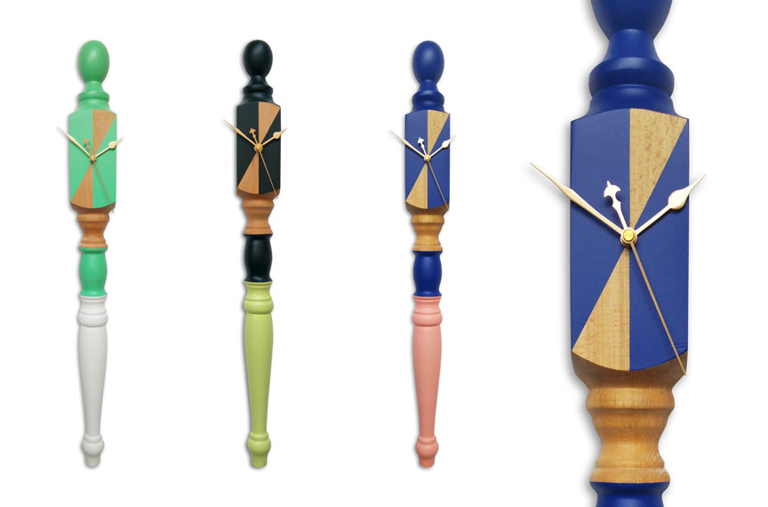 unique clock made of upcycled | recycled | repurposed | reclaime ...